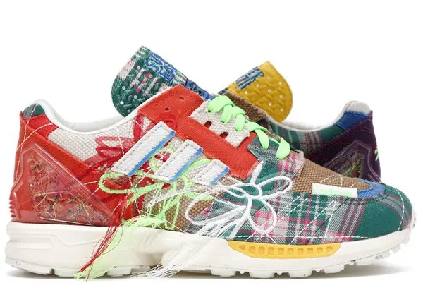 Adidas Zx 8000 Sean Wotherspoon Super Earth Sneakers - Multicolor