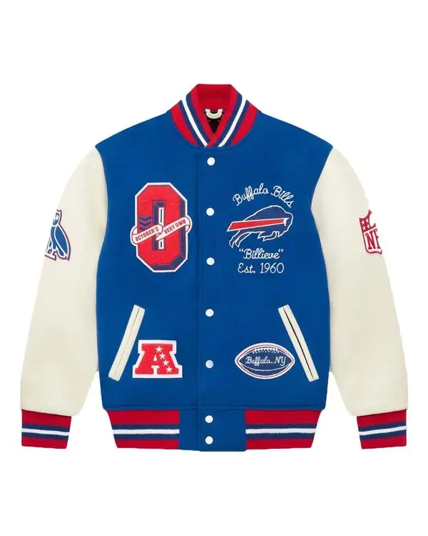 OVO X Nfl Buffalo Bills Varsity Jacket