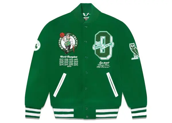 OVO X Nba Celtics Varsity Jacket