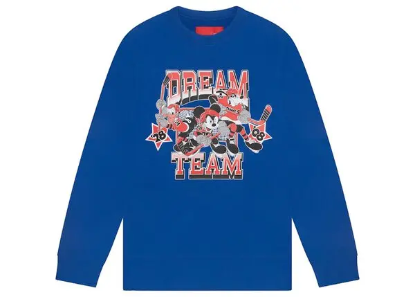 OVO X Disney Dream Team Crewneck Sweatshirt - Royal Blue