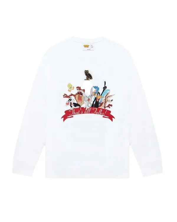 OVO X Looney Tunes Longsleeve T-shirt - White