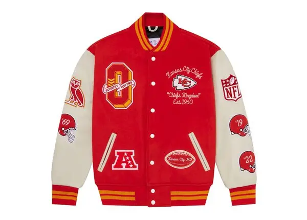 OVO X Nfl Kansas City Chiefs Varsity Jacket