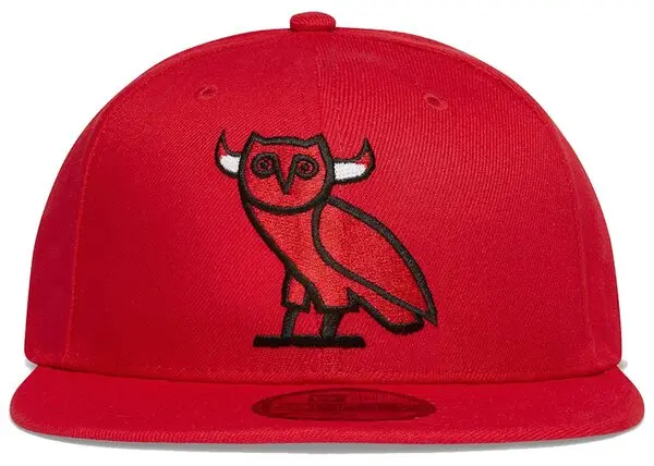 OVO X Nba Bulls New Era 59fifty Fitted Hat - Red