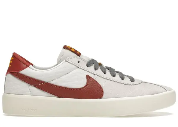 Nike Bruin React Sneakers - Grey/team Red/natural
