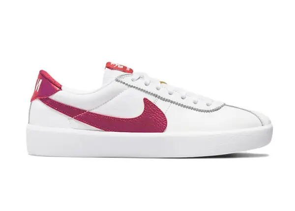 Nike Bruin React Sneakers - Summit White/university Red
