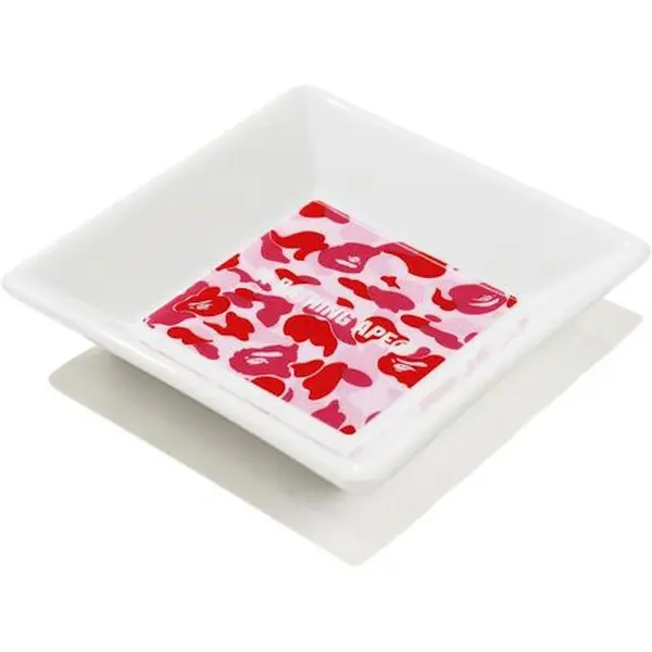 A BATHING APE Abc Camo Big Ashtray - Pink