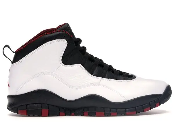 JORDAN Retro Chicago Bulls Sneakers - White/varsity Red/black