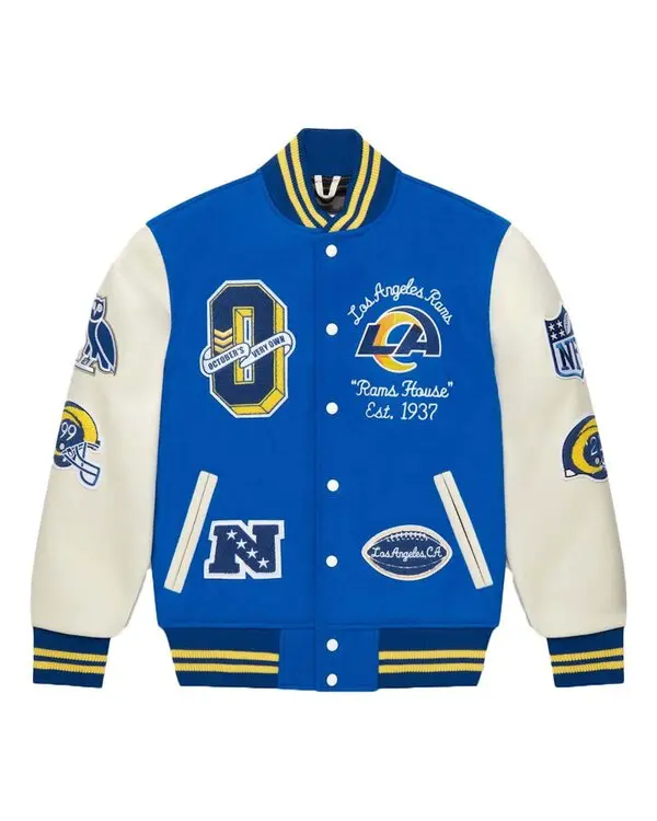 OVO X Nfl Los Angeles Rams Varsity Jacket