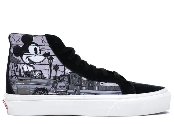 VANS Disney X Mr. Cartoon Sk8-hi Sneakers - Black