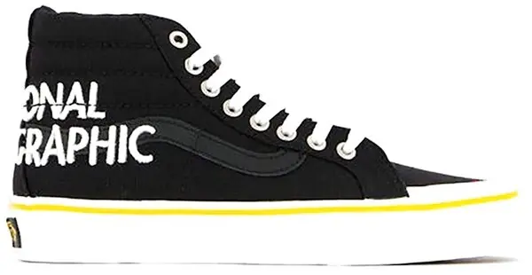 VANS Sk8-hi National Geographic Sneakers - Black/white/yellow