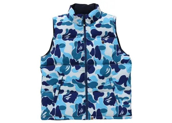 A BATHING APE Camo Reversible Down Vest