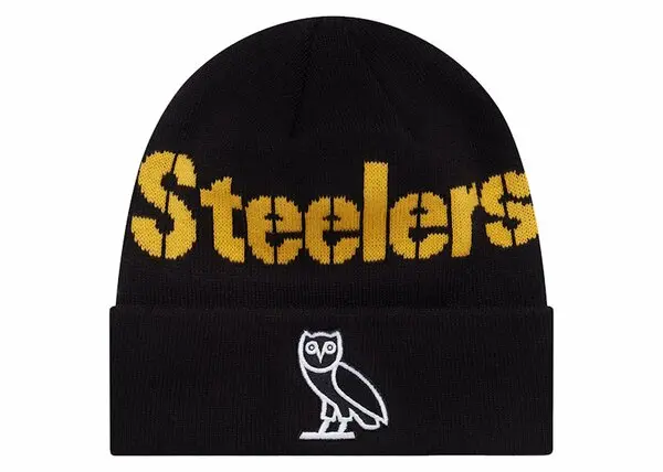 OVO X Nfl Pittsburgh Steelers Beanie - Black