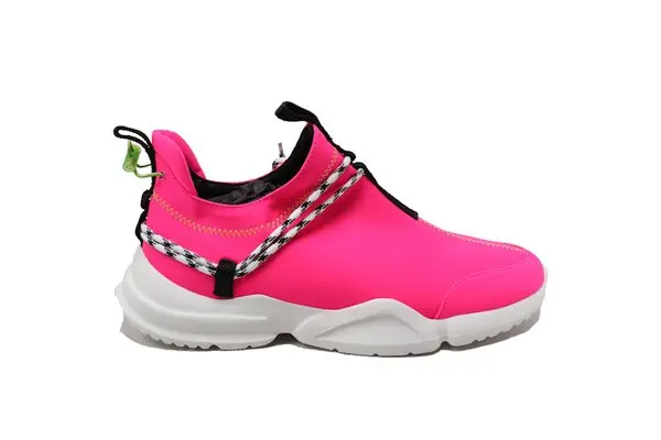 JOHN GEIGER 002 Low Sneakers - Pink/lime