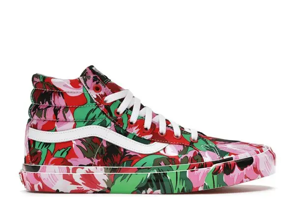 VANS Sk8-hi Kenzoin Sneakers - Floral Red/true White