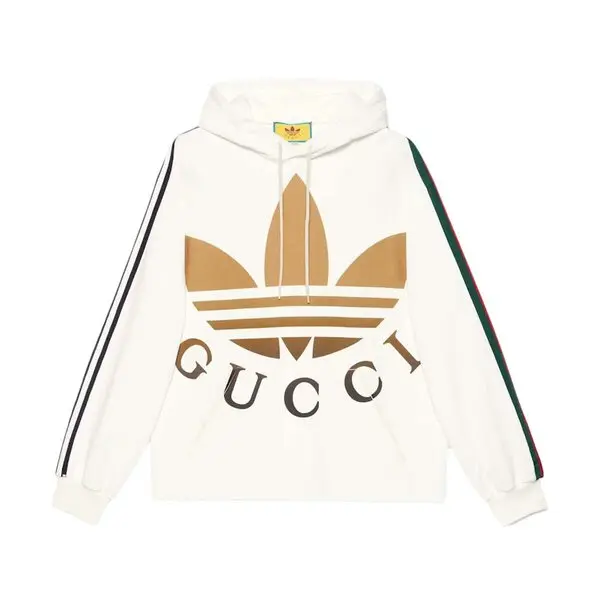 Gucci X Adidas Hooded Sweatshirt - Ivory