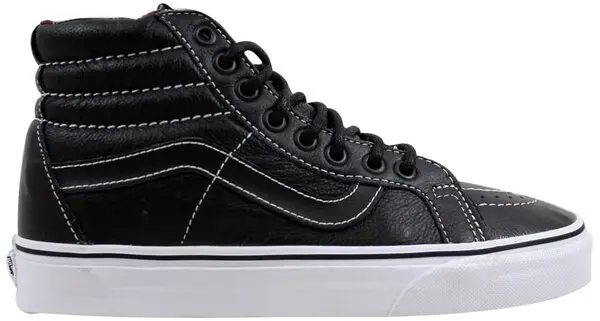 VANS Sk8-hi Reissue Leather Sneakers - Black/plaid