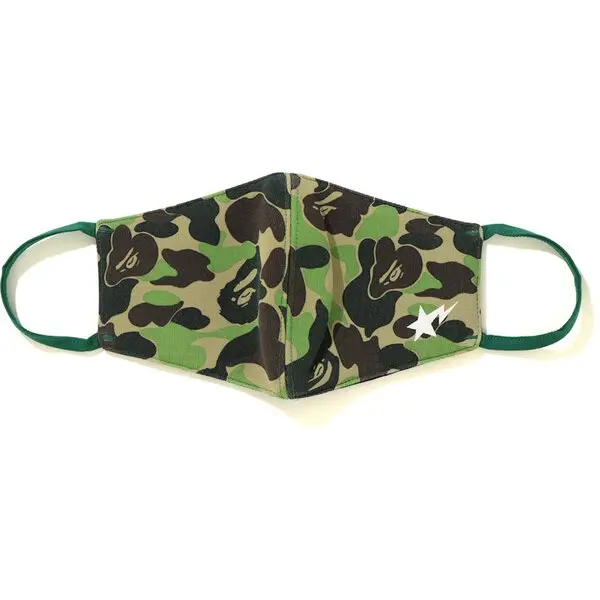 A BATHING APE Abc Camo Mask - Green