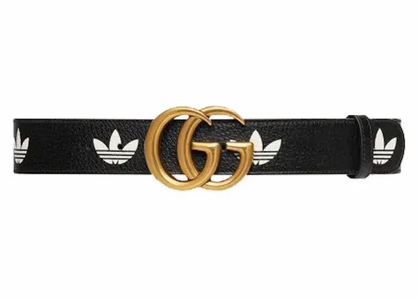 Gucci Gg Marmont Belt - Black/white