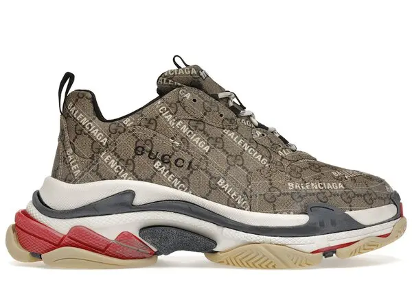 Gucci X Balenciaga The Hacker Project Triple S Sneakers