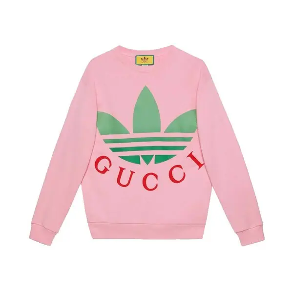Gucci X Adidas Cotton Jersey Sweatshirt