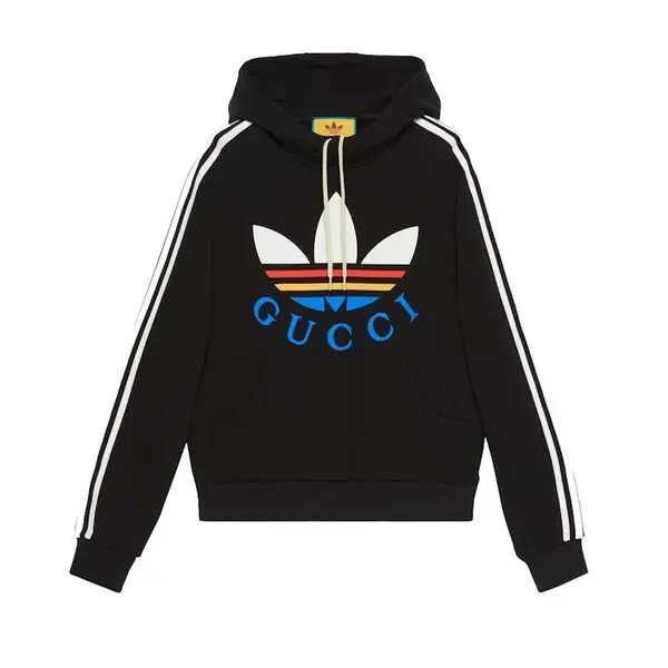 Gucci X Adidas Cotton Sweatshirt - Black