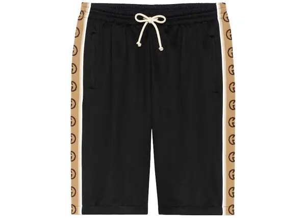 Gucci Technical Jersey Shorts - Black