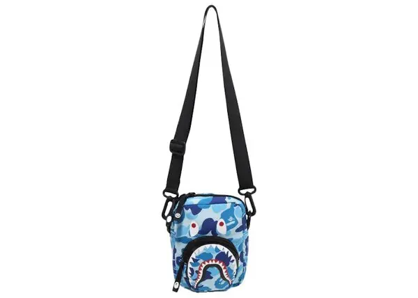 BAPE Abc Camo Shark Mini Bag - Blue