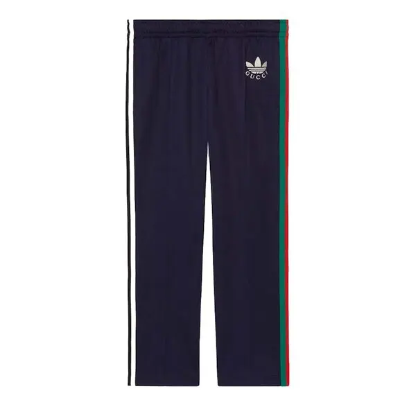 Gucci X Adidas Cotton Jersey Track Pants