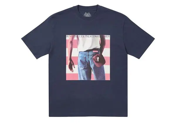 PALACE Born To Bun T-shirt - Navy Blue