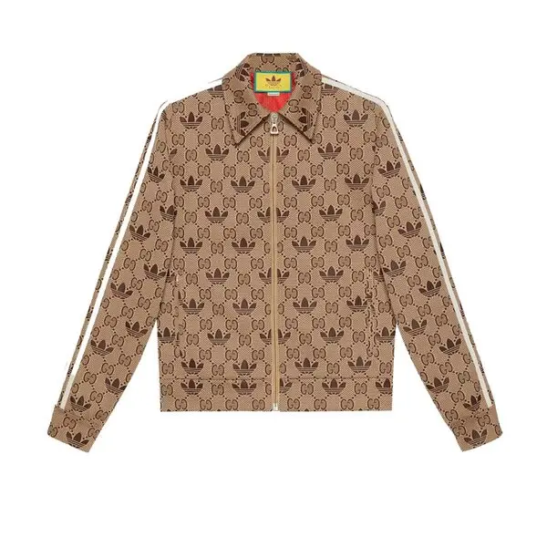 Gucci Gg Trefoil Zip Jacket