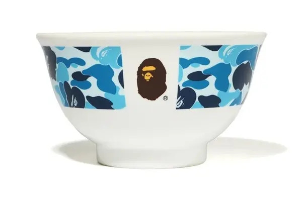 A BATHING APE Abc Camo Rice Bowl - Blue