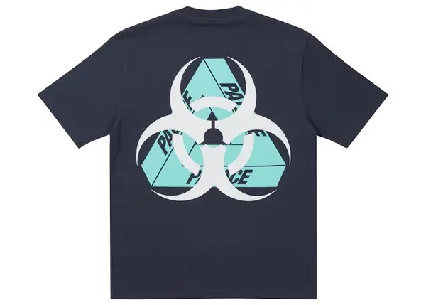 PALACE Bio Hazard T-shirt - Navy Blue