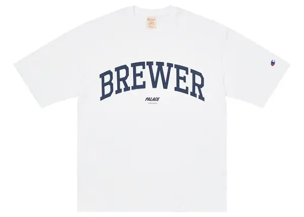 PALACE Champion Shop Brewer T-shirt - London White