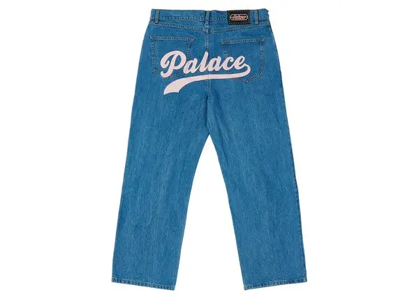 PALACE Chain Script Jean - Stone Wash