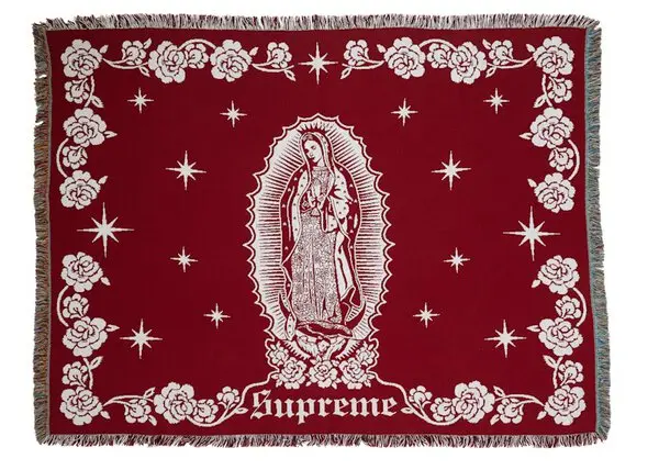 Supreme Virgin Mary Blanket - Red