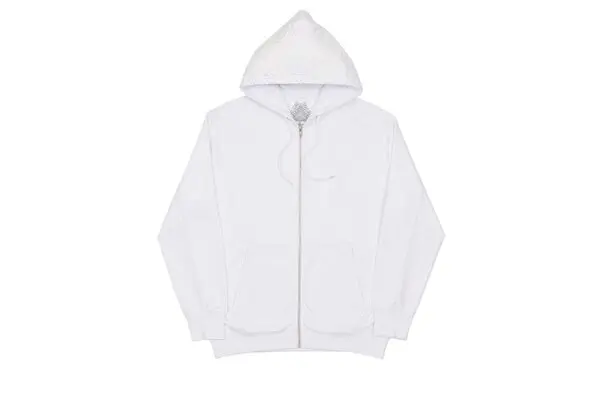 PALACE Big Triferg Zip Hood - White