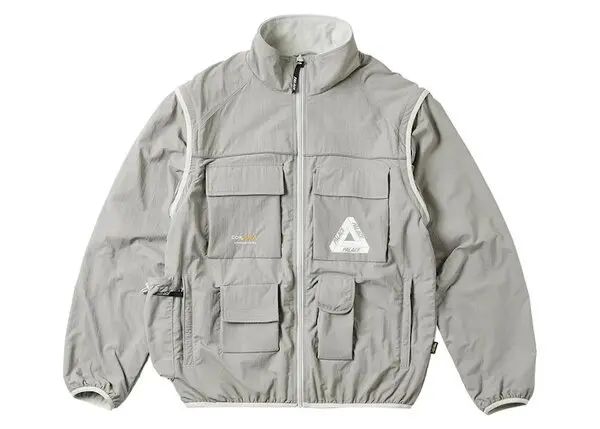ジャケット・アウター Palace CORDURA RS ZIP OFF JACKET Grey L Palace Cordura Rs Zip Off Jacket - Grey | Editorialist