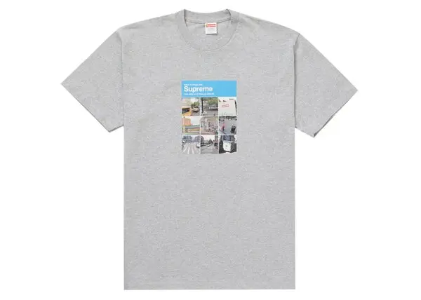 Supreme Verify Tee Shirt - Heather Grey