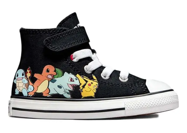 CONVERSE Chuck Taylor All Star Pokemon First Partnersin High-top Sneakers - Black/white