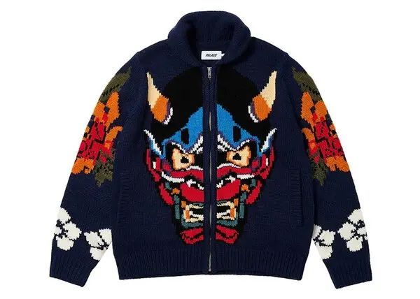 PALACE Demon Cowichan Knit - Blue