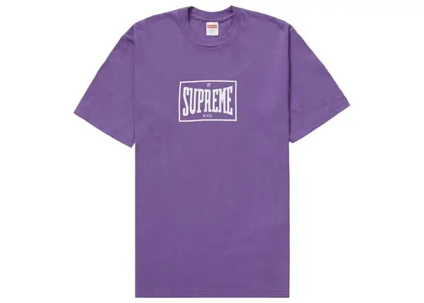 Supreme Warm Up Tee Shirt - Purple