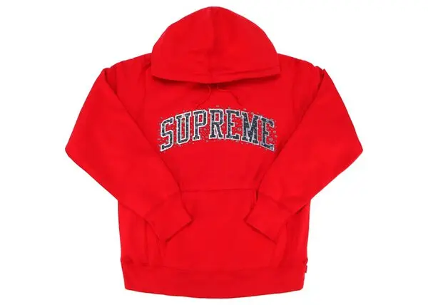 Supreme Water Arc Hooded Sweatshirt - Red