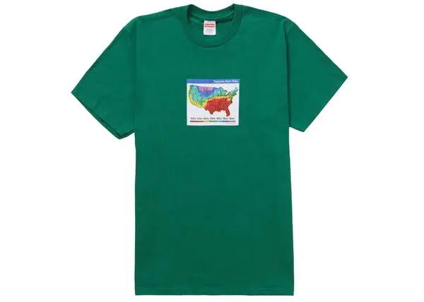 Supreme Weather Tee Shirt - Pine