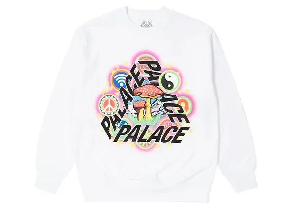 PALACE Crewneck Sweatshirt - White