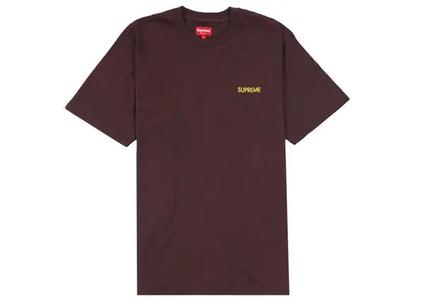 Supreme Washed Capital Short Sleeve Top - Brown