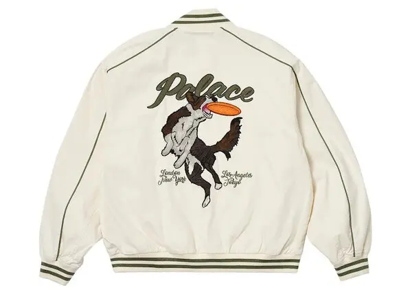 PALACE Catch It Bomber Jacket - Cement