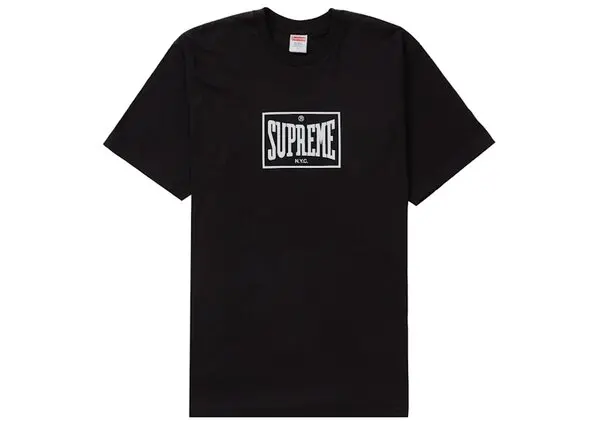 Supreme Warm Up Tee Shirt - Black