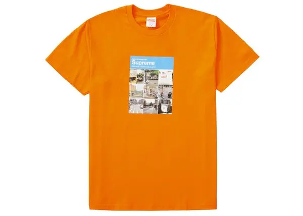 Supreme Verify Tee Shirt - Orange