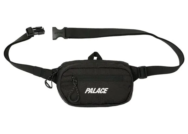 PALACE Cordura Eco Hex Ripstop Mini Waist Bag - Black