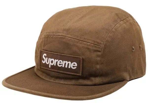 Supreme Washed Chino Twill Camp Cap - Moss